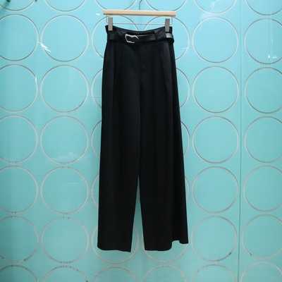 MRER莫乂义 专柜正品春季新款褶皱显瘦百搭直筒休闲裤女R5A72234