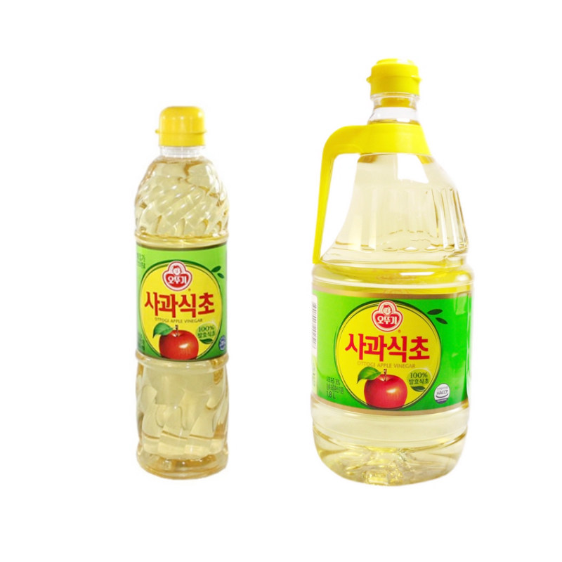 韩国进口不倒翁苹果醋酿造醋玄米食醋酿造醋寿司醋韩国料理醋调料