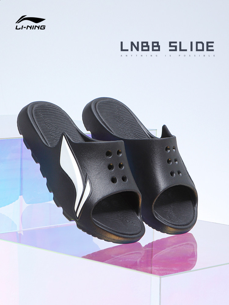 中国李宁拖鞋女鞋新款LNBB Slide女士夏季鞋子透气运动鞋ABTR006_虎窝淘