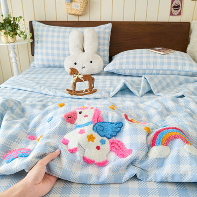 彩虹小马儿童夏凉被纯棉四件套