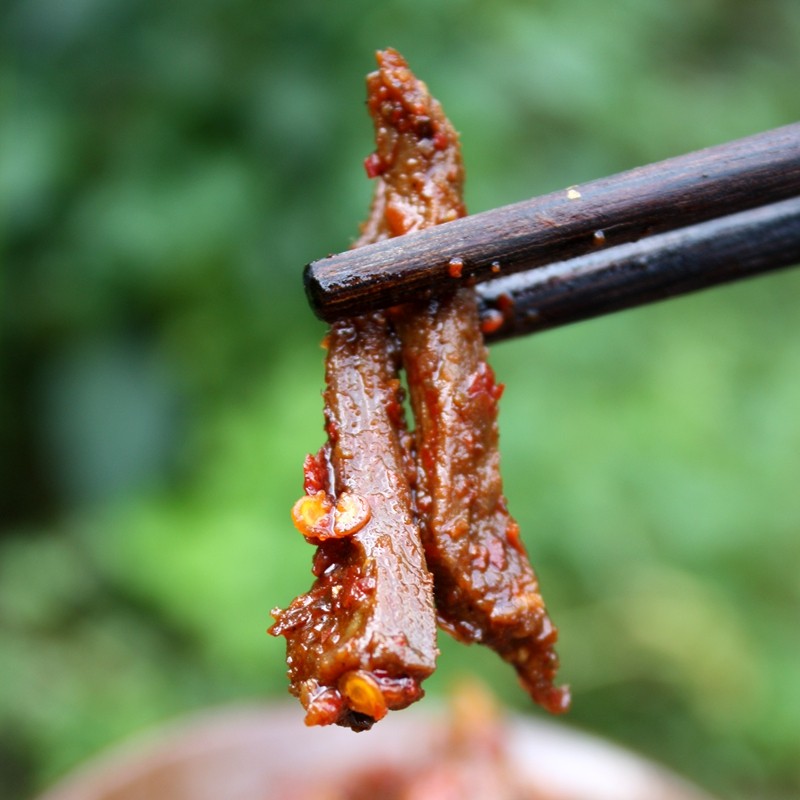 冷吃牛肉干50g小包装 五香麻辣卤肉类零食下酒菜 自贡特色鲜炒