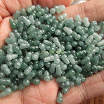 3款保真特小款蓝水危料迷你小葫芦坠子翡翠玉20345-7天然A货H32