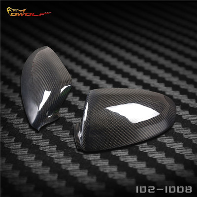 适用于奔驰斯玛特 smartW451 小精灵改装碳纤维后视镜罩镜壳镜罩