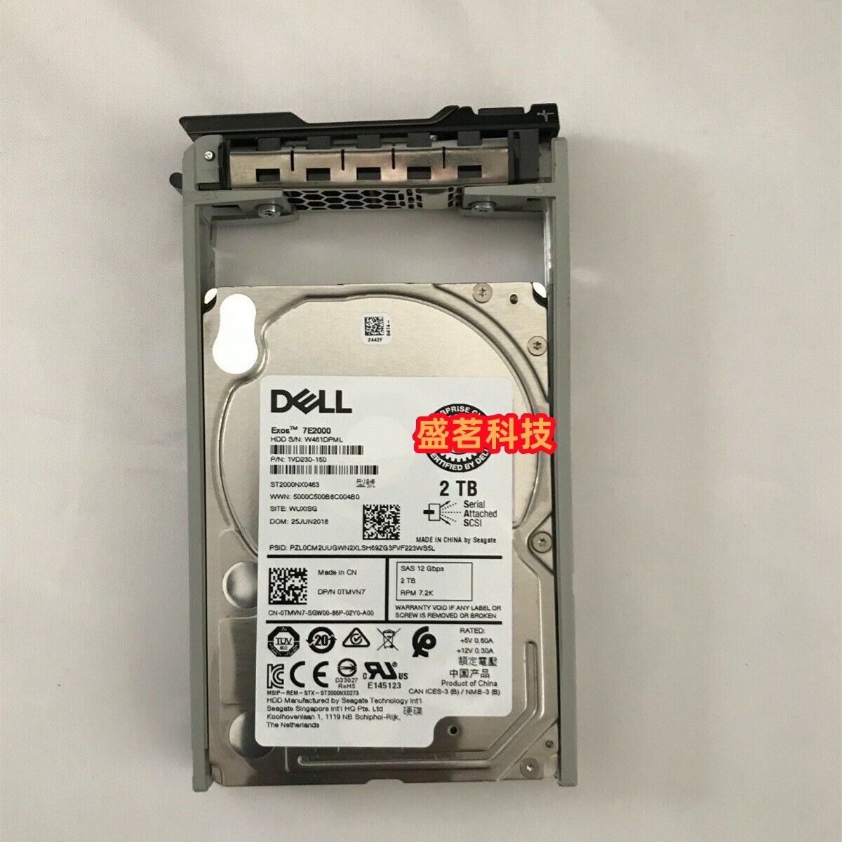 DELL ST2000NX0463 0TMVN7 TMVN7 1VD230-150 2T SAS 2.5寸硬盘_虎窝淘