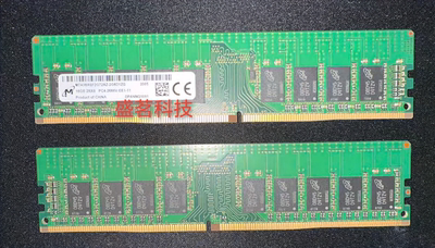 MT/美光 MTA18ASF2G72AZ-2G6D1ZK 16G 2RX8 PC4-2666V 纯ECC 内存