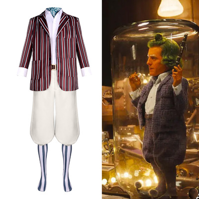 2023电影旺卡cos服欧帕伦帕人 Oompa-Loompa cosplay角色扮演服装