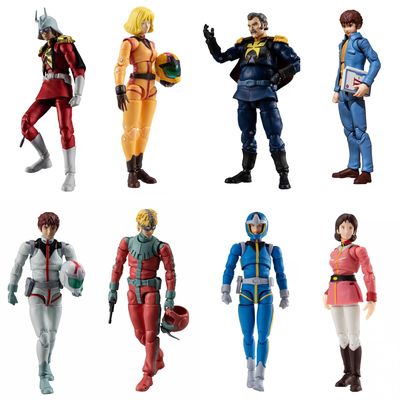 正版Megahouse高达阿姆罗夏亚米莱斯洛卡拉尔塞拉3.75寸人偶