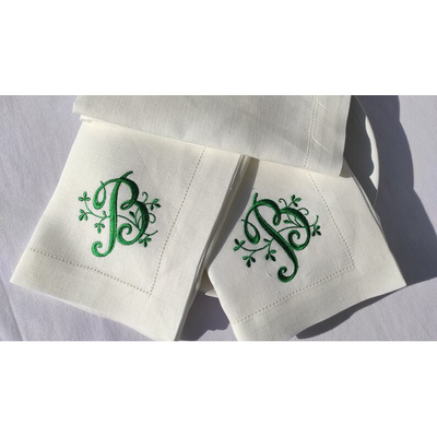 老钱欧式刺绣餐巾ROSE字母款