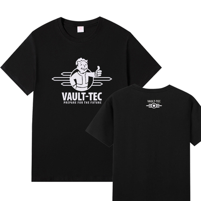 游戏t恤 Fallout 4 辐射4 pipboy Vault-tec 夏装纯棉男女短袖t恤