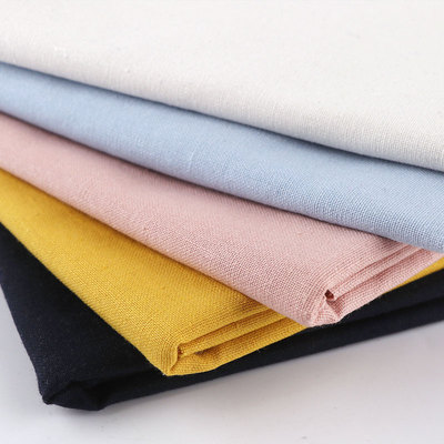 老粗手工棉麻纯白色布料