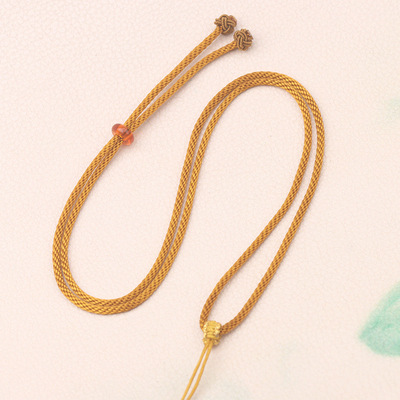 2mm玉米挂绳百搭黄金貔貅挂脖绳
