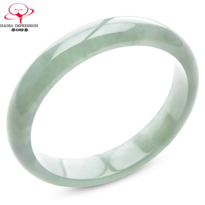 豪8印象手镯之家S225018Y512翡翠手镯圈口54.9mm天然缅甸蓝水玉镯