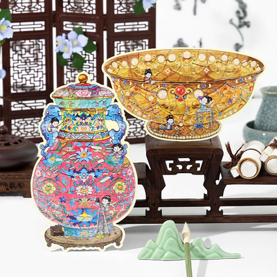 墨言Infeel.MePET白卡造景贴纸 旧物修复师 微缩立体国潮趣味贴纸