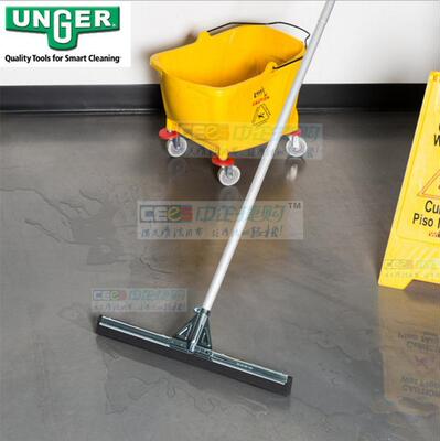 德国进口UNGER安格推水地刮 黑胶海绵刮水器 地面刮地板刮推水器