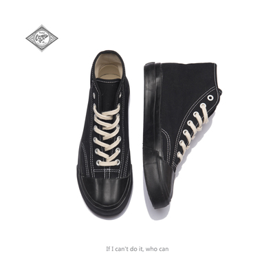 2019新款日系chic百搭高帮帆布鞋