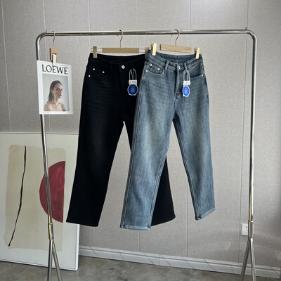 面膜裤再升级~型出乎意料的好看！高腰显瘦加厚加绒小直筒牛仔裤