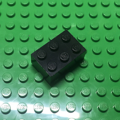 全新乐高LEGO正品零件配件MOC 3002 2x3 基础砖 300226 黑色