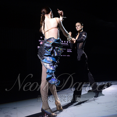 neondancer女拉丁舞比赛服