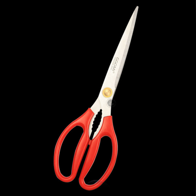 韩国进口抗菌带核桃厨房剪刀烤肉