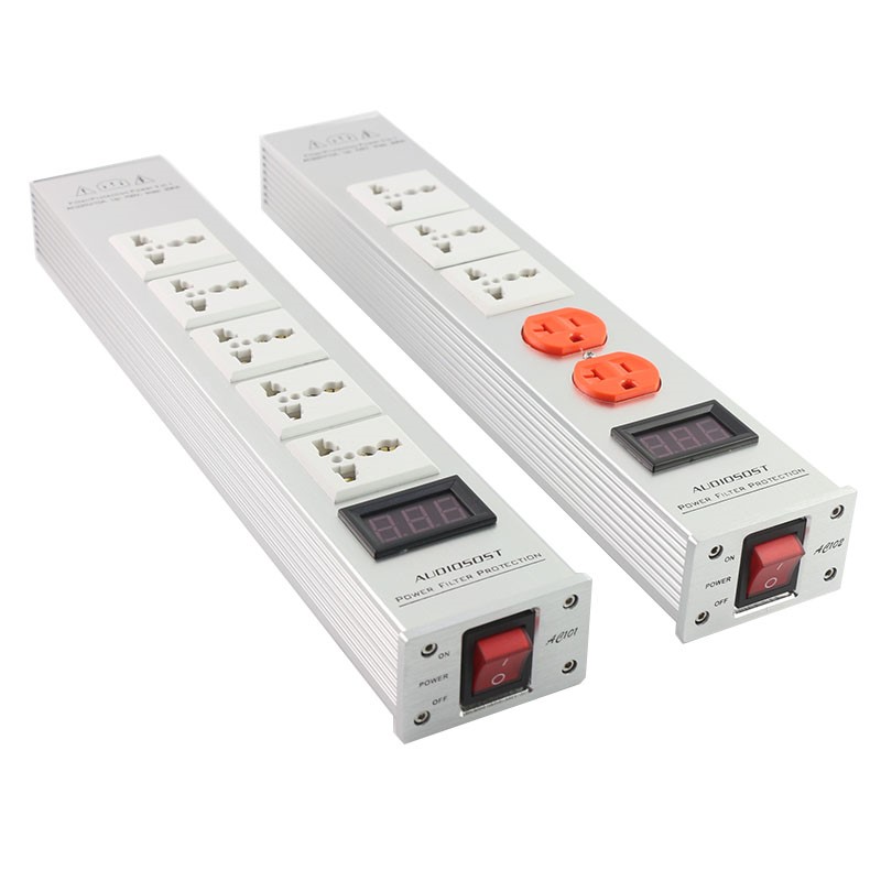 Audisost 音响专用电源滤波器 净化器 防雷排插音响插座电源