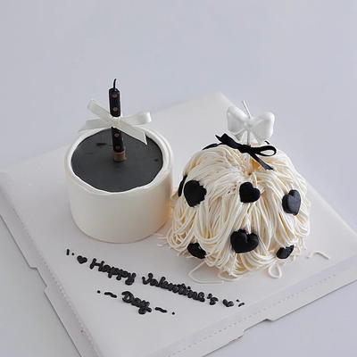 芭蕾风网红同款小仙女hb蛋糕装饰