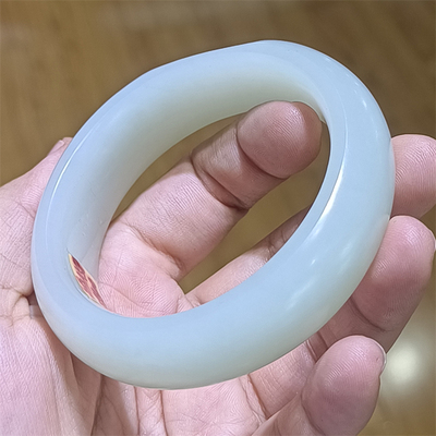 新疆和田白玉籽料手镯 平安扣弥勒佛观音生肖戒指ld07053