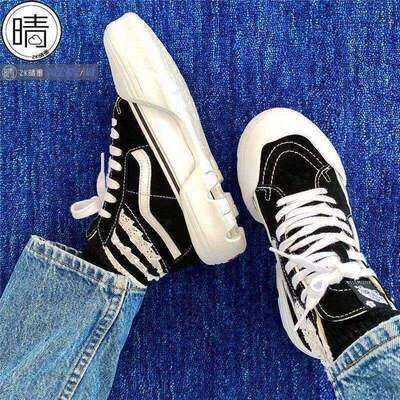 VANS联名款可拆卸厚底高帮休闲鞋