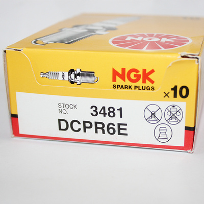 NGK火花塞DCPR6E适用东发百胜四冲程船舶配件船外机摩托艇快艇船