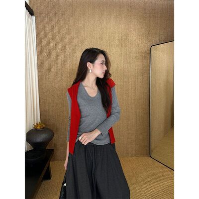 万为法式修身上衣女2026秋季新款