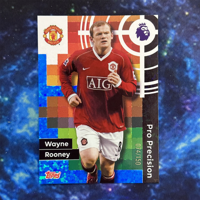 TOPPS2026英超蓝折射鲁尼特卡