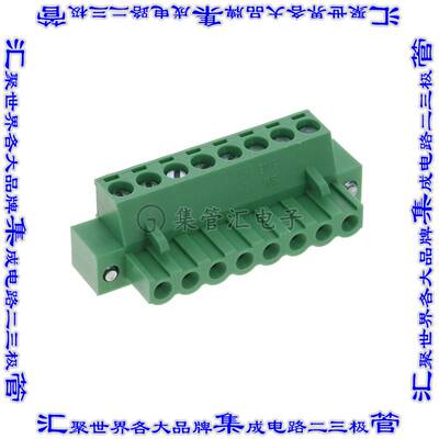 SH08-5,08-K 连接器接插件PCB-PLUG WSCREW FLANGE 508MMPS8P