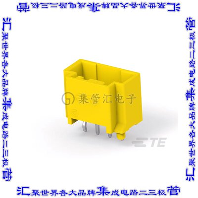 4-1971800-4 连接器接插件NEW GI CONN2.5 HDR ASMBLY 4P YLW