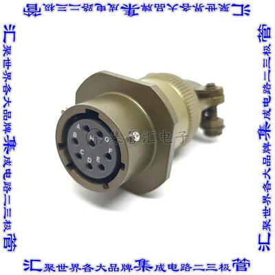 MSW01E12-8S 连接器接插件CABLE MOUNT RECEPTACLE, ENVIRONM