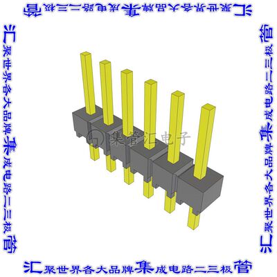 HMTSW-106-23-L-S-230 连接器接插件CONN HEADER VERT 6POS 2.54M