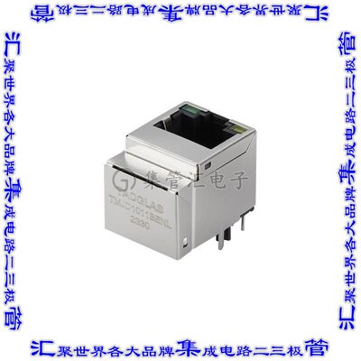 TMJD1011BENL 连接器接插件RJ45 ICM, 10/100 BASE-T, 1X1, VE