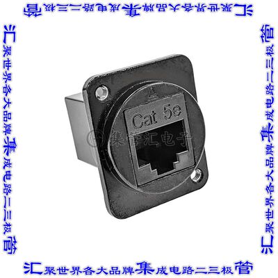 EHRJ45D5EB440 连接器接插件CONN, RJ45, CAT5E, DIECAST HOUSI
