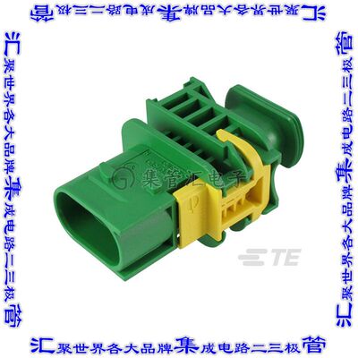 3-1670730-1 连接器接插件CONN PLUG HSG 3POS 4.00MM