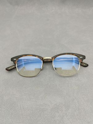 moscot日系眼镜半框板材近视眼镜架复古中金手工造防蓝光可配度数