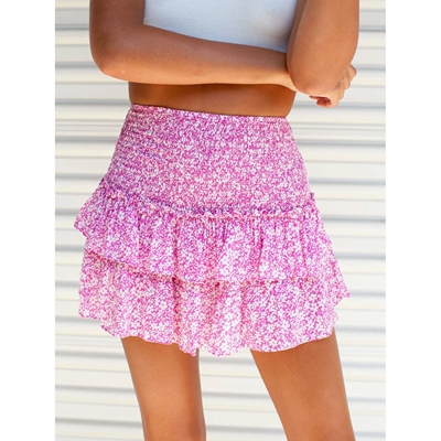 波西米亚度假风半身裙女