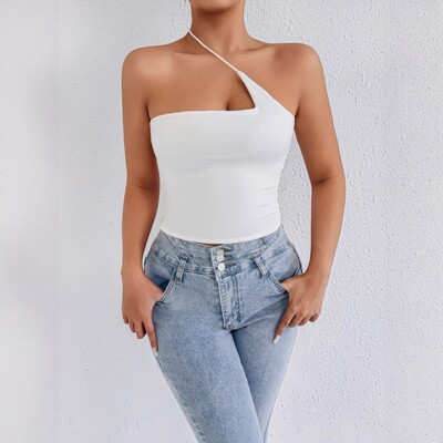 Sexy Shoulder llar Open Shoulder Women's T-shirt Base Raglan