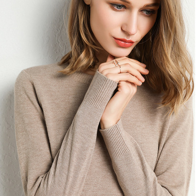 Round Neck Sweater For Women, Versatile And Fashionable
