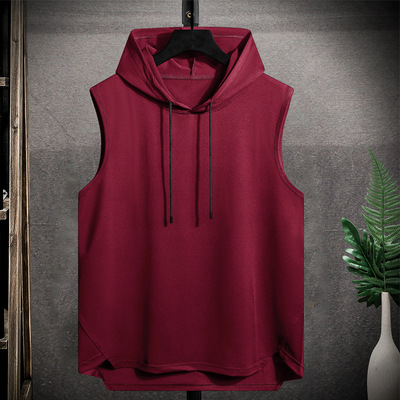 Men's Hat Vest Waistcoat T-shirt Teenagers Junior High Schoo