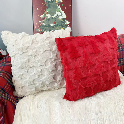 Christmas Party Quilted Plush  Case Living Room Sofa  Americ