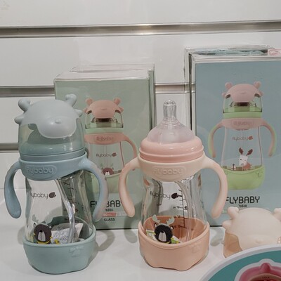 宽口径奶瓶奶嘴吸管重力球配件