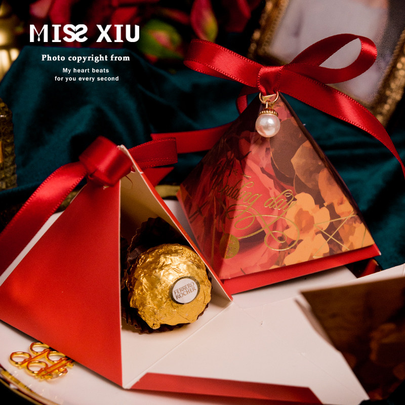 MISSXIU[情比金坚]喜糖盒复古中国潮风婚礼喜糖盒礼盒创意糖果盒_虎窝淘