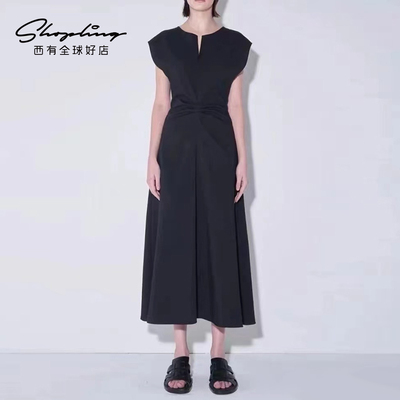 SYSTEM 氛围感穿搭女士度假交叉露背连衣裙银泰百货 301596