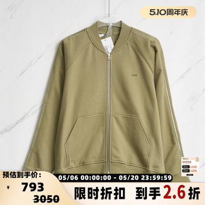 pushBUTTON 潮流都市女士棉质徽标拉链外套银泰百货精品 301596