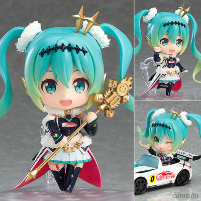 GSC初音未来粘土人赛车初音现货