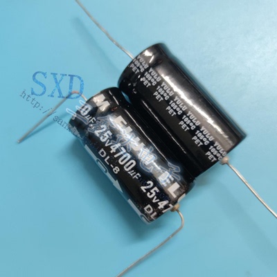 25V4700UF 4700UF25V 全新原装穿心 轴向卧式 电解电容22*40