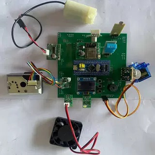 纺织车间智能环境监控系统 温湿度光照甲醛PM2.5烟雾自动调节aaa